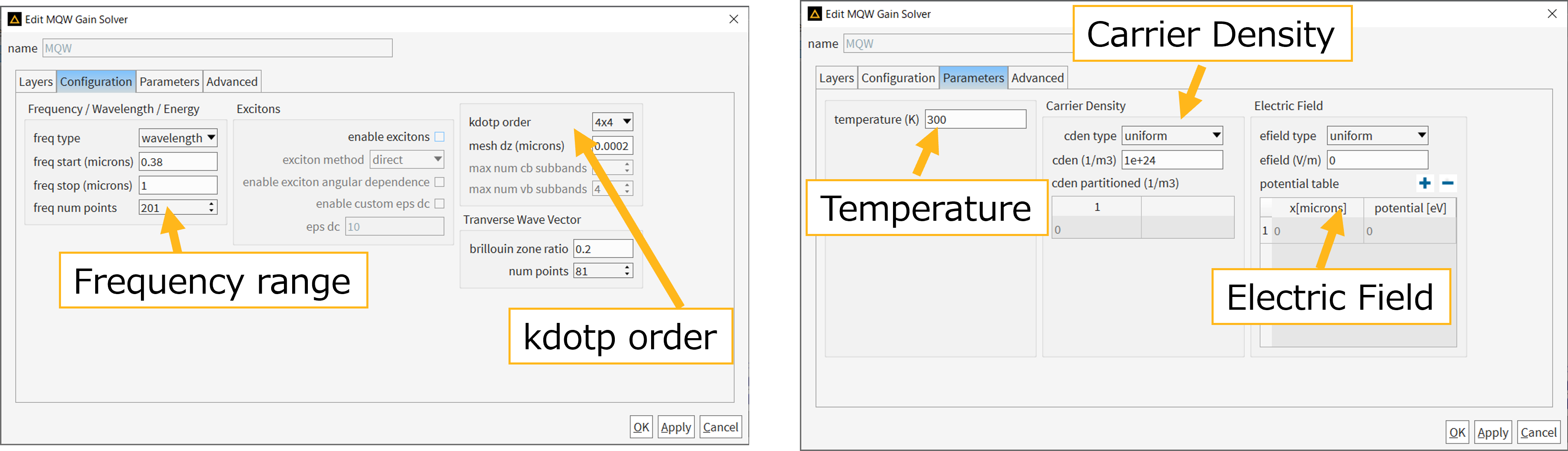 MQW Standalone – Ansys Optics