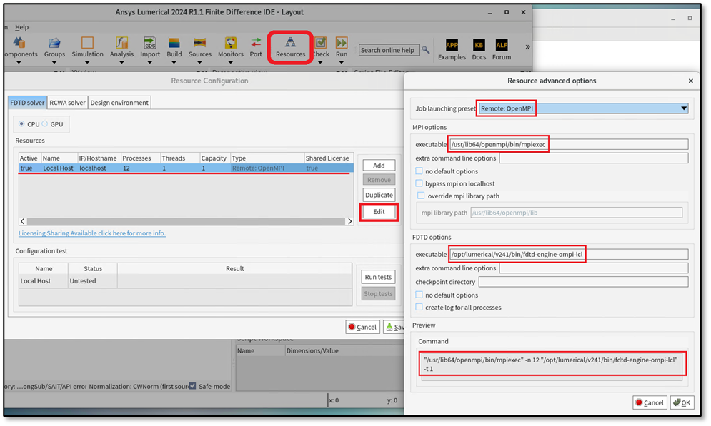 Running Simulations With Mpi On Linux Ansys Optics 