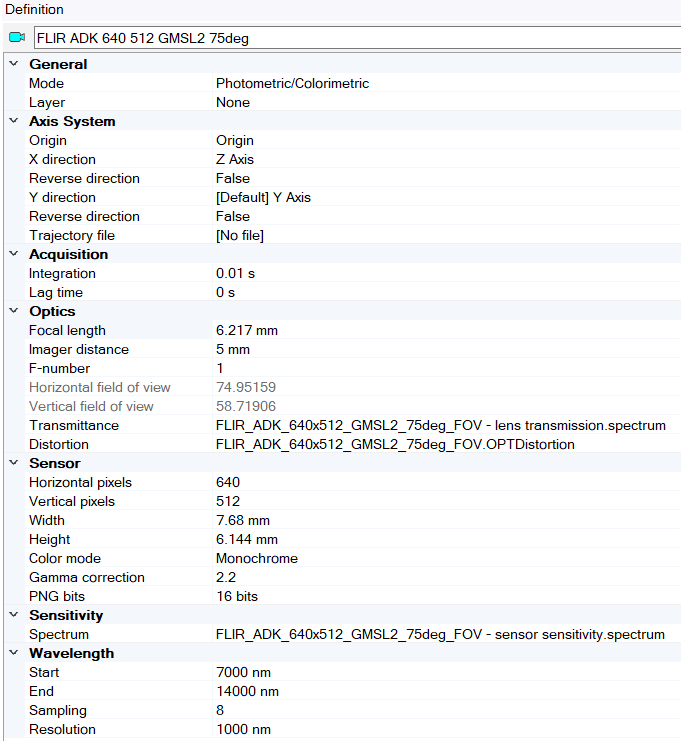 Using FLIR Thermal Cameras in Speos to generate temperature maps ...