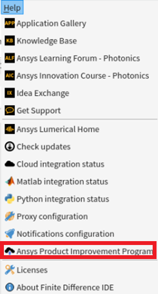 Ansys Product Improvement Program (APIP) – Ansys Optics