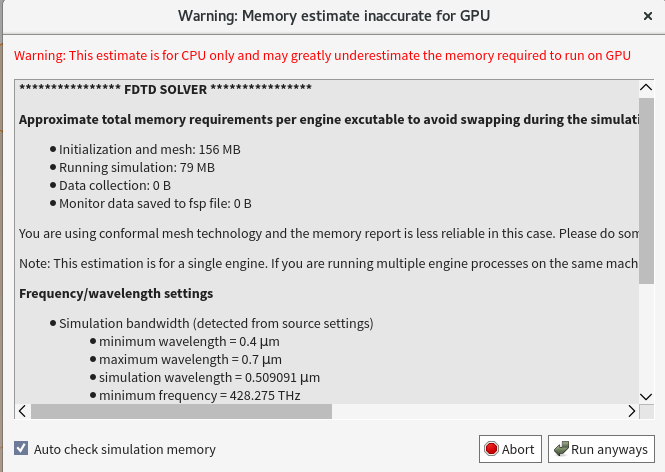 Running FDTD simulations from the design environment – Ansys Optics