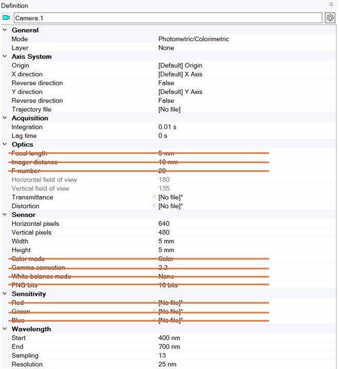 Getting started with Speos Camera Sensor and running an example – Ansys Optics