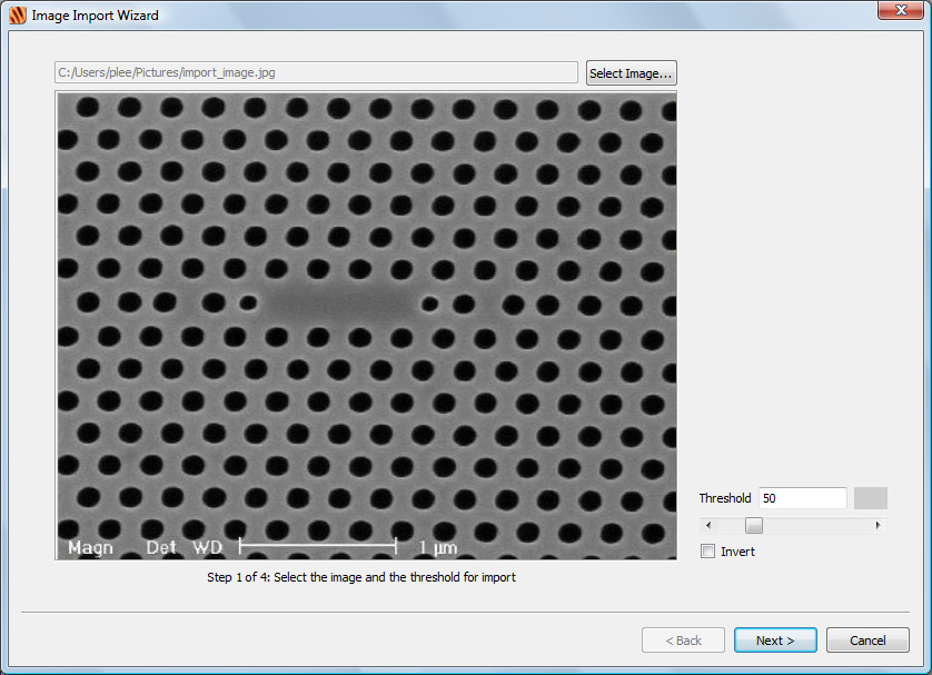 Image import - Simulation object – Ansys Optics