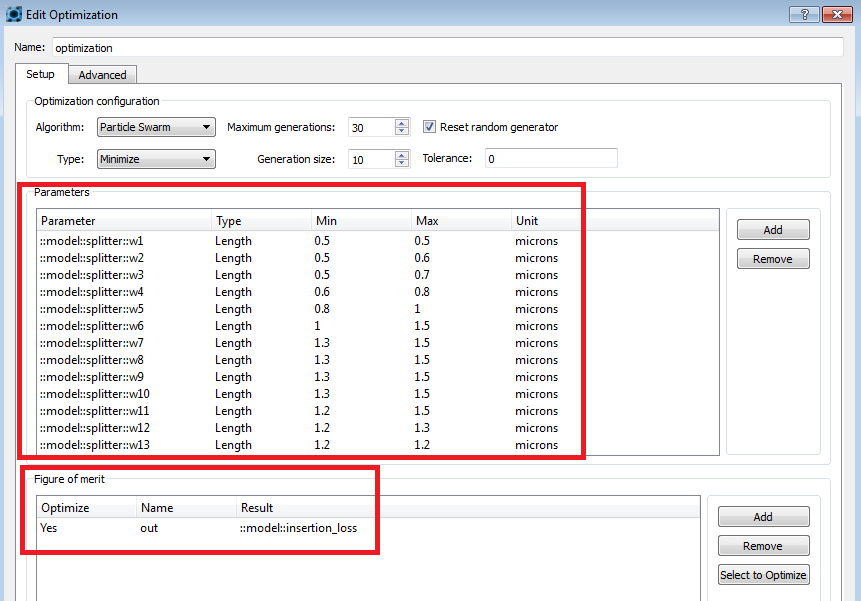 Y branch optimization using particle swarm algorithm – Ansys Optics