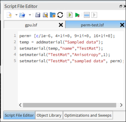 Tips for Script Prompt and Script File Editor – Ansys Optics
