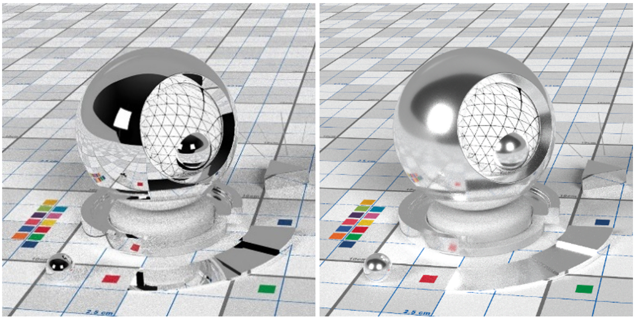 VDI structure on metallized and opaque surface – Ansys Optics