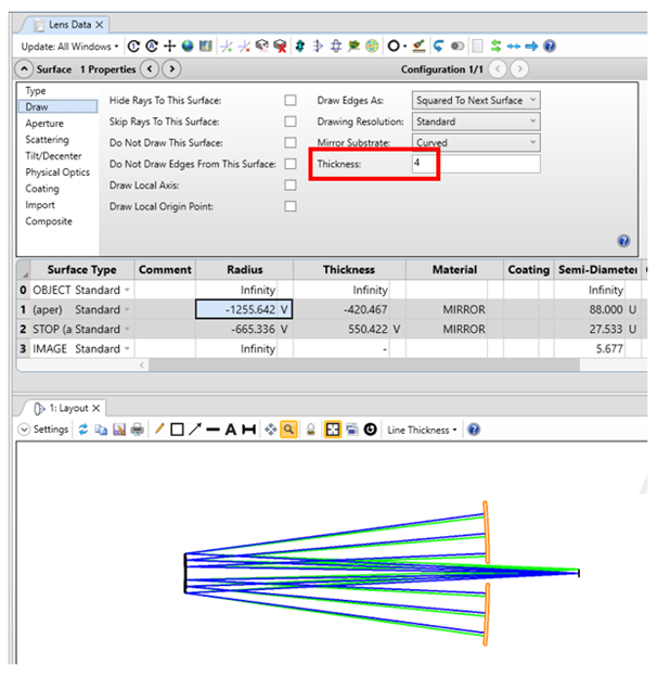 Stray Light Analysis – Telescope System On-Axis – Ansys Optics