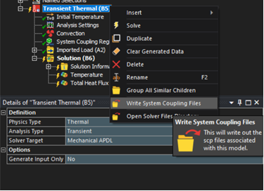 Transient Thermal Analysis of arm-band model using System Coupling – Ansys Optics