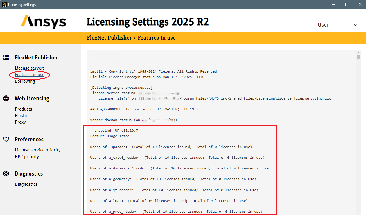 License configuration using the Ansys Client Licensing Settings – Ansys ...