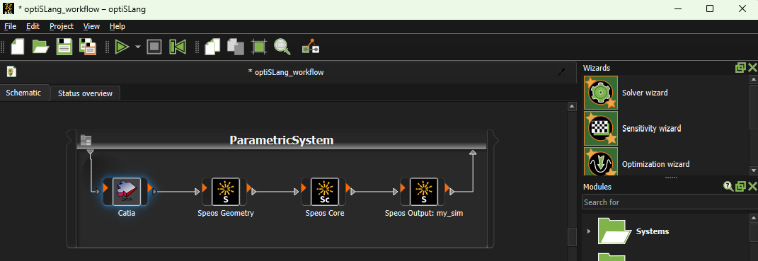 “Go to optiSLang” Button in Speos – Ansys Optics