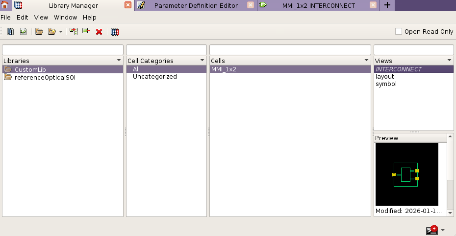 Using an INTERCONNECT Compact Model Library (CML) in OptoCompiler ...