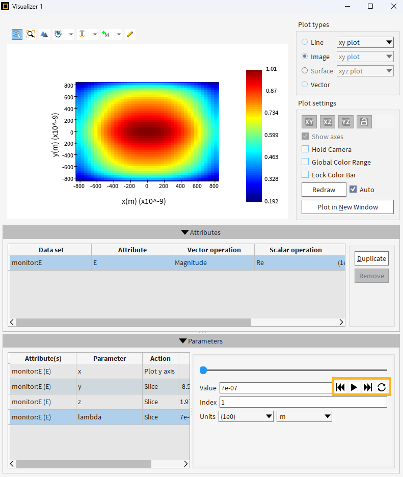 Using the data visualizer and figure windows – Ansys Optics